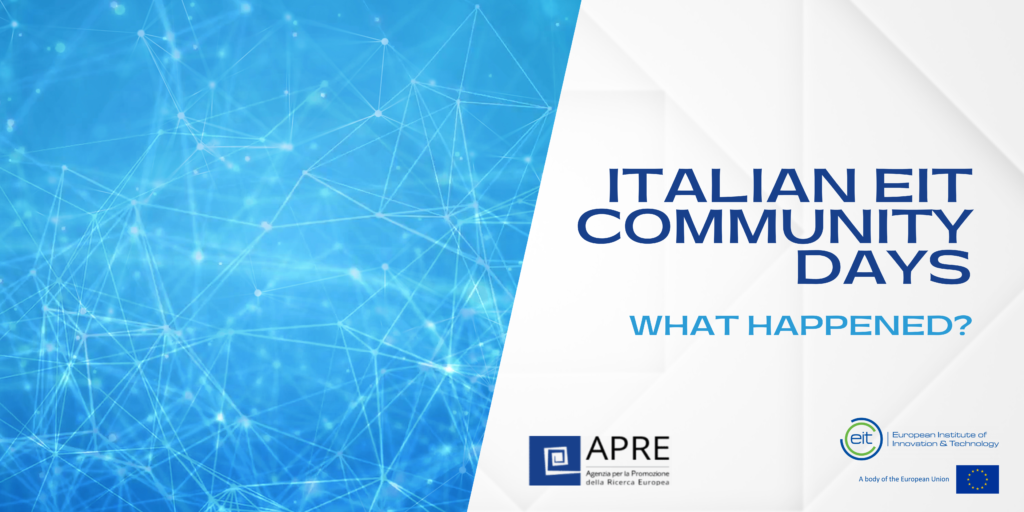MOVERIM at the Italian EIT Community Days! - MOVERIM CONSULTING